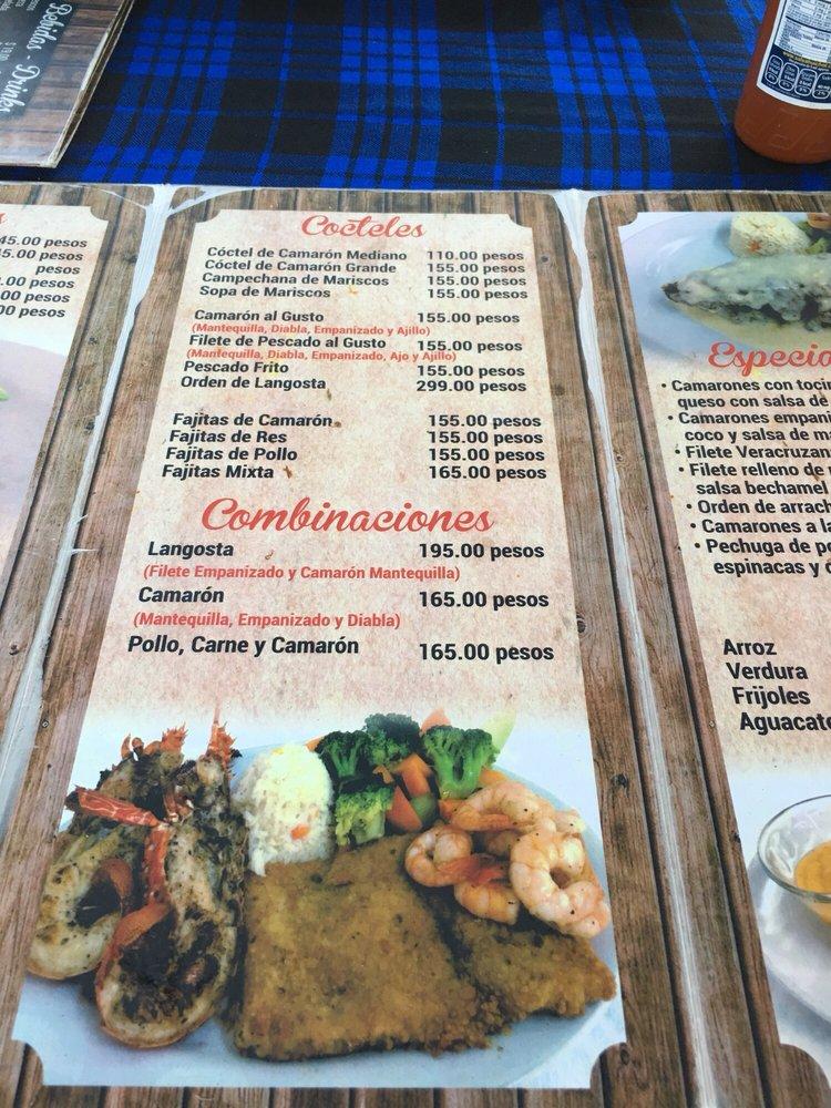 Menu at El Jacalito pub & bar, Mismaloya