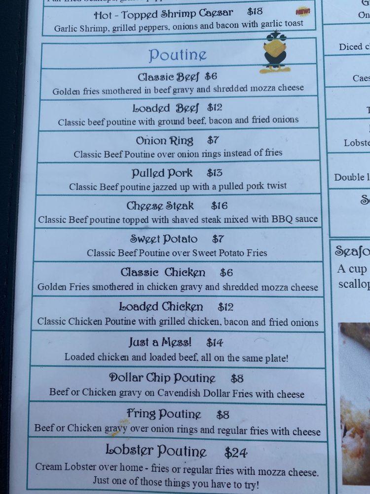 Menu at The Crow's Nest - Digby restaurant, Digby