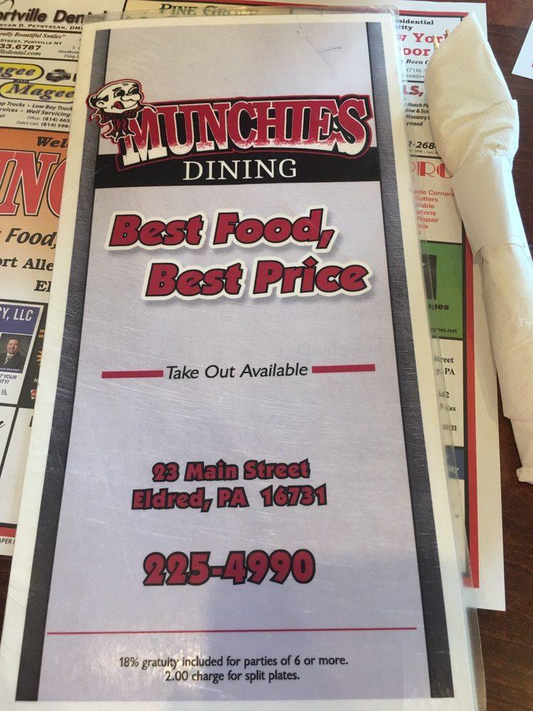 Munchies Dining in Eldred - Restaurant menu and reviews