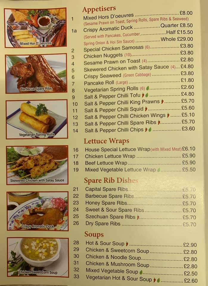 Menu at China Boy Chinese Takeaway restaurant, Hengoed