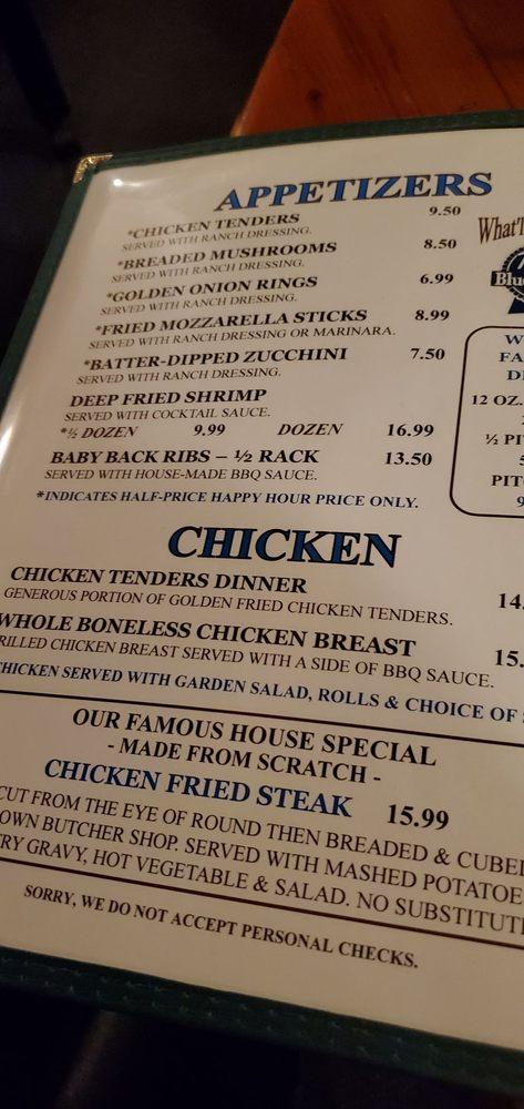 Menu at Cattletown Steakhouse & Saloon, Tucson