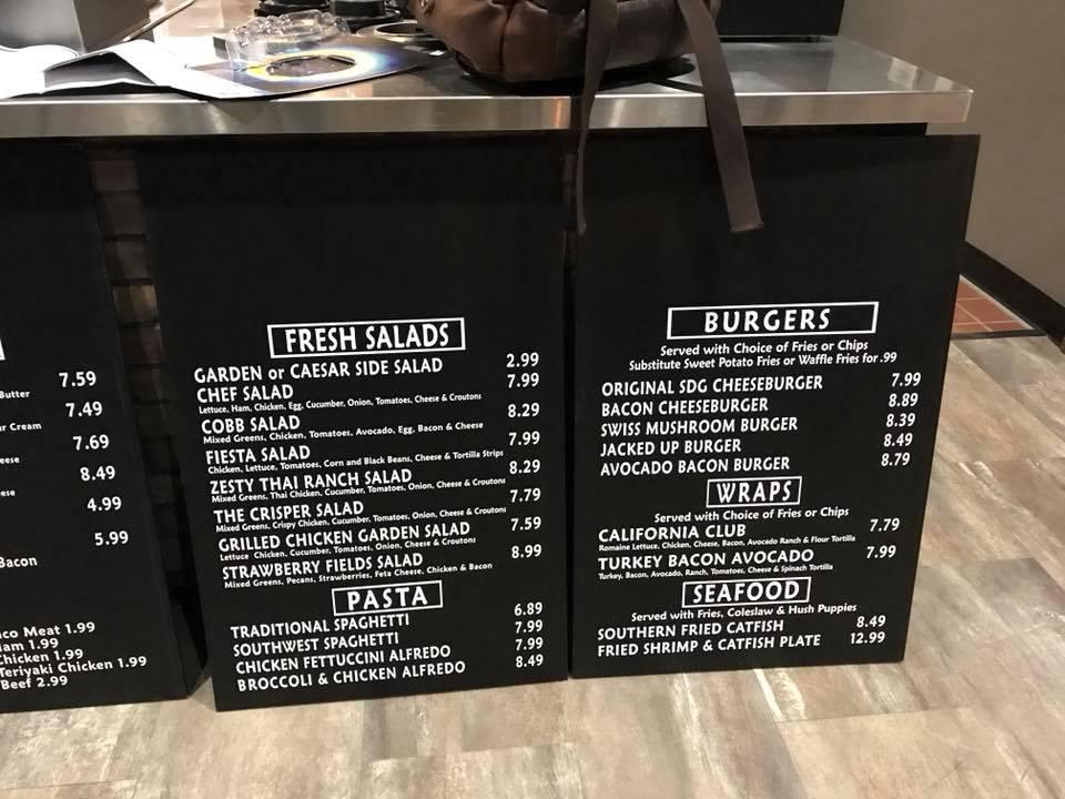 Menu at Something Different Grill - 50th restaurant, Lubbock
