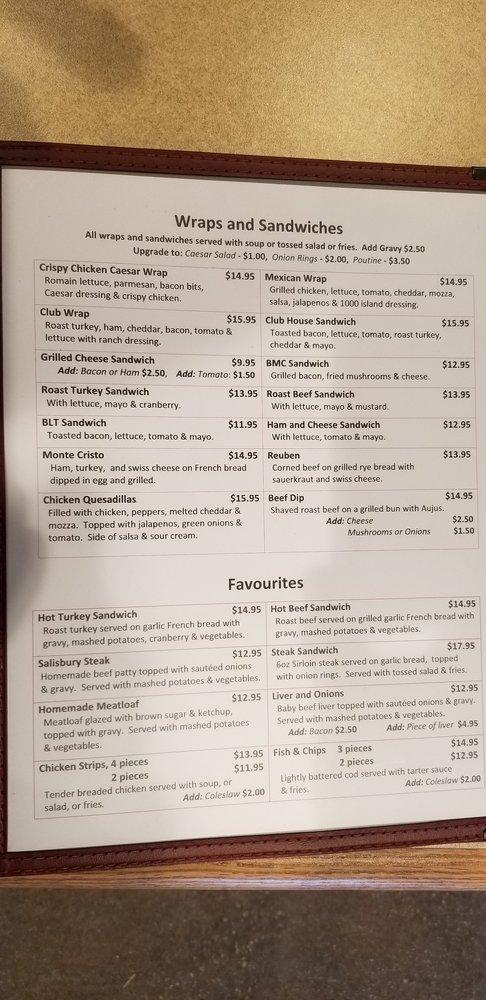 Menu at Cherry Pit Restaurant, West Kelowna, BC-97 #106