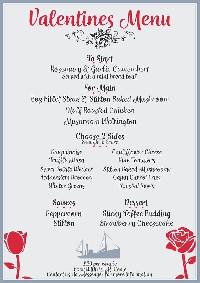 Menu at The Ship Inn pub & bar, Caister-on-Sea
