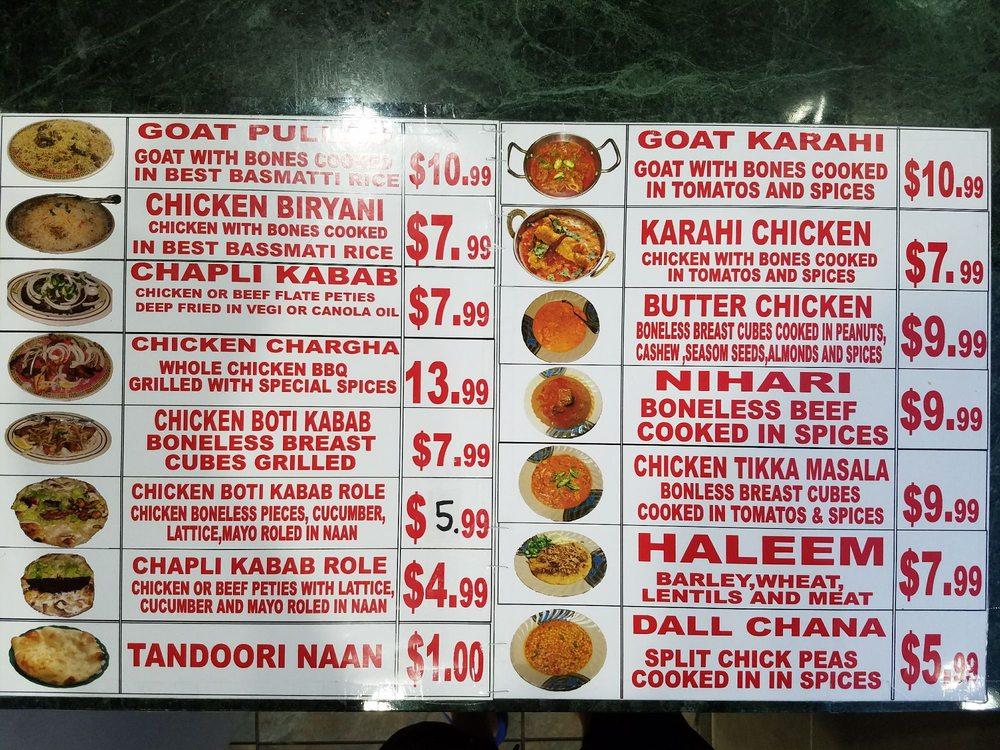 Menu at Khan BBQ & Grill, Houston, W Little York Rd