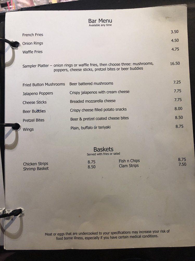 Menu at Pla-Mor Bar & Grill, Maple Valley