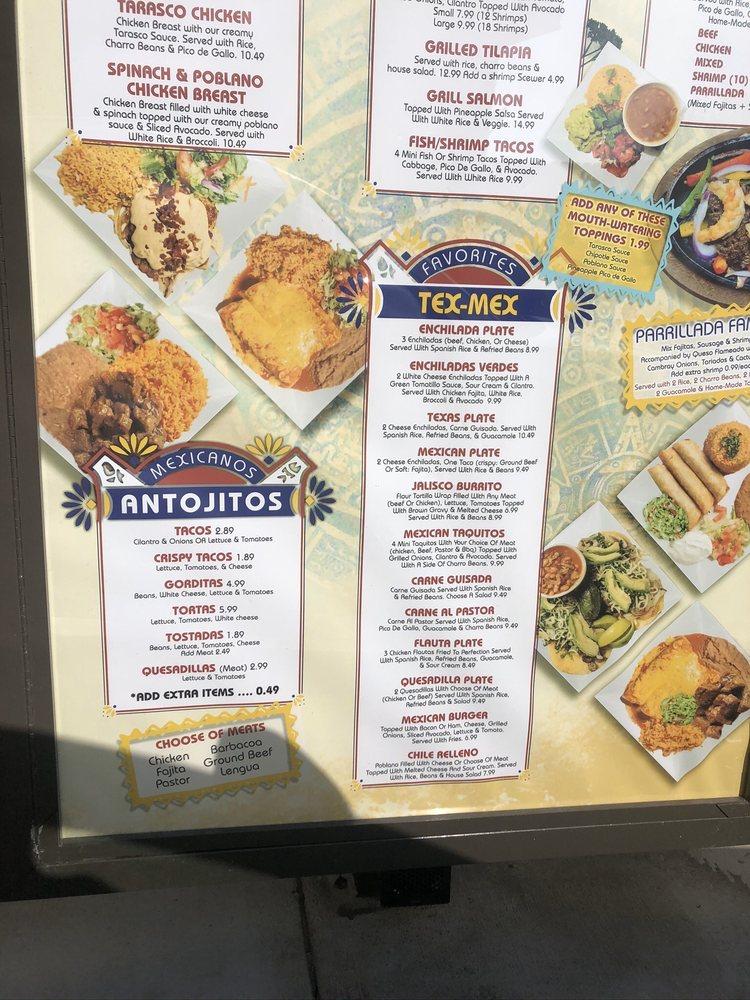 Menu at Sabor Maya Mexican Cuisine restaurant, Portland, 202 Lang Rd