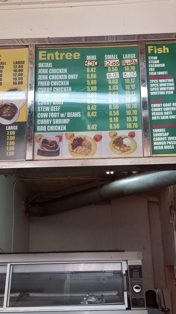 Menu at Top Taste Jamaican Restaurant, Irvington, 559 Chancellor Ave