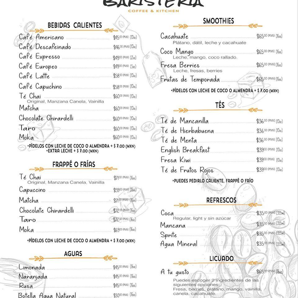 Carta de Baristería, Santiago de Querétaro