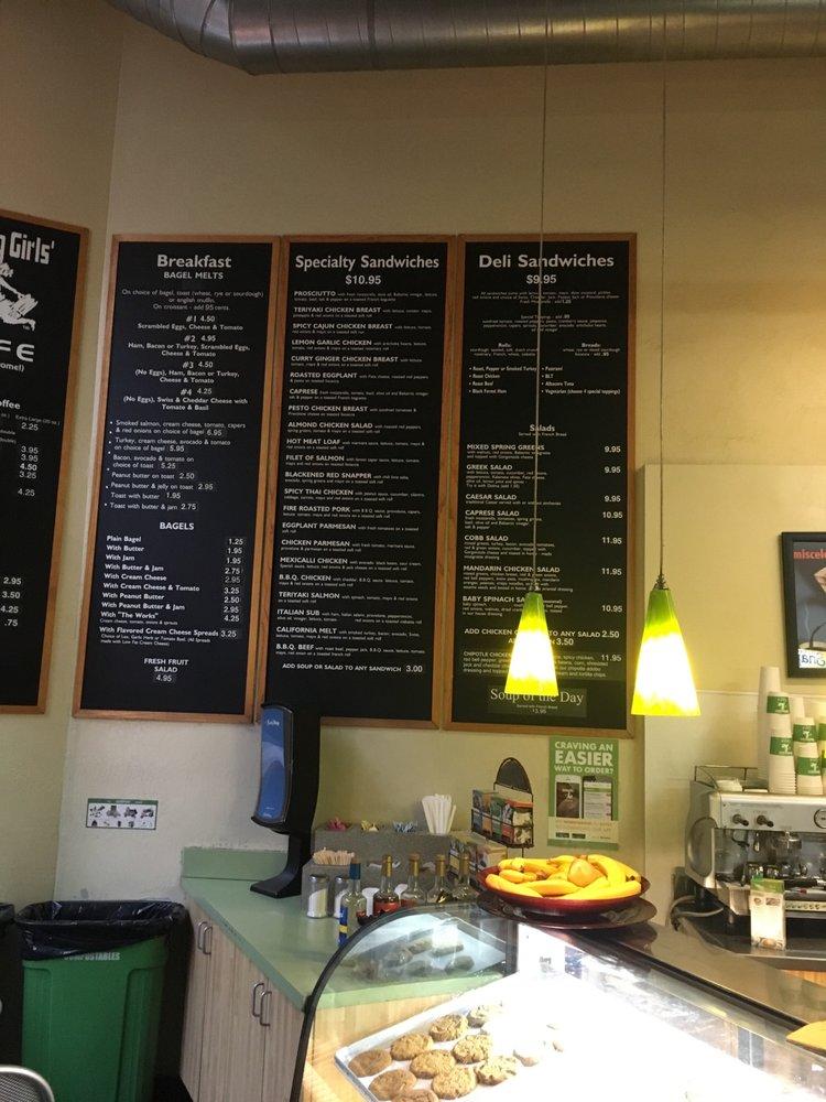 Menu at Working Girls' Cafe, San Francisco, 259 Kearny St