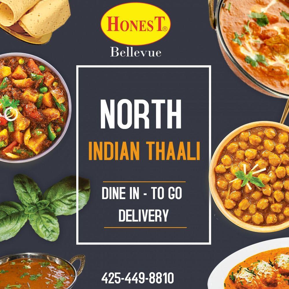 Menu at Honest Restaurant, Bellevue