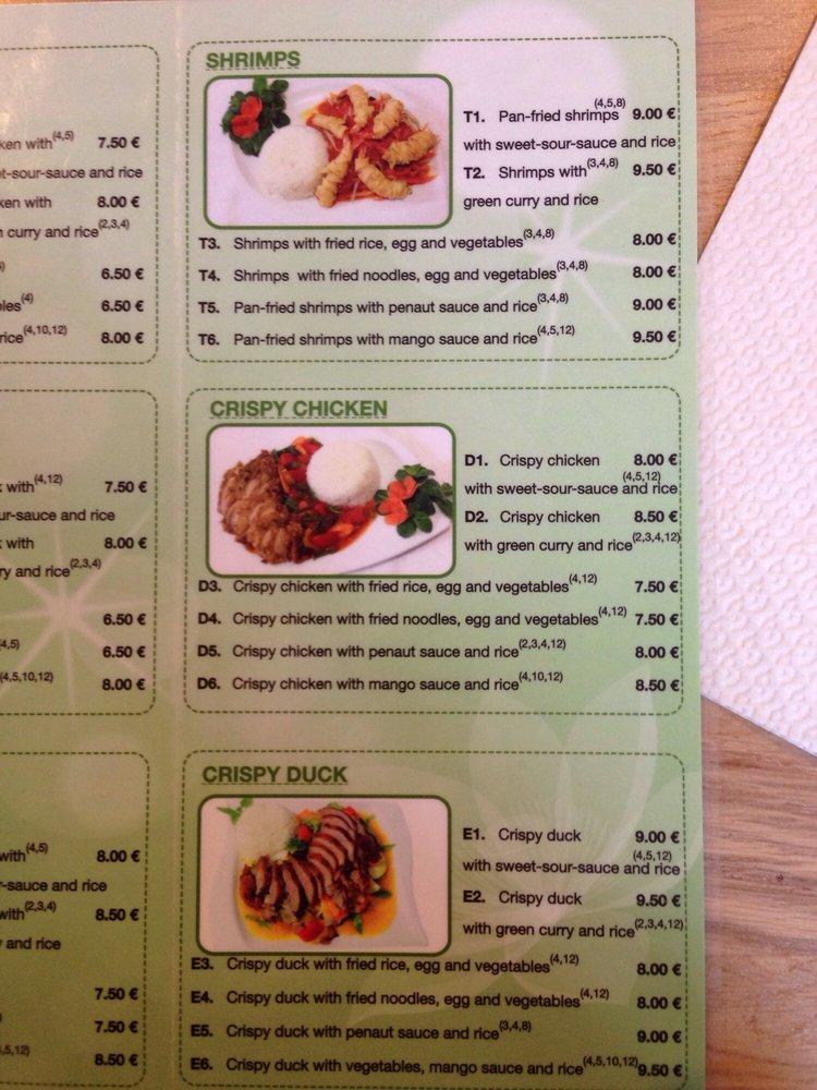 Menu at Lila South Vietnamese Restaurant, Kaiserslautern