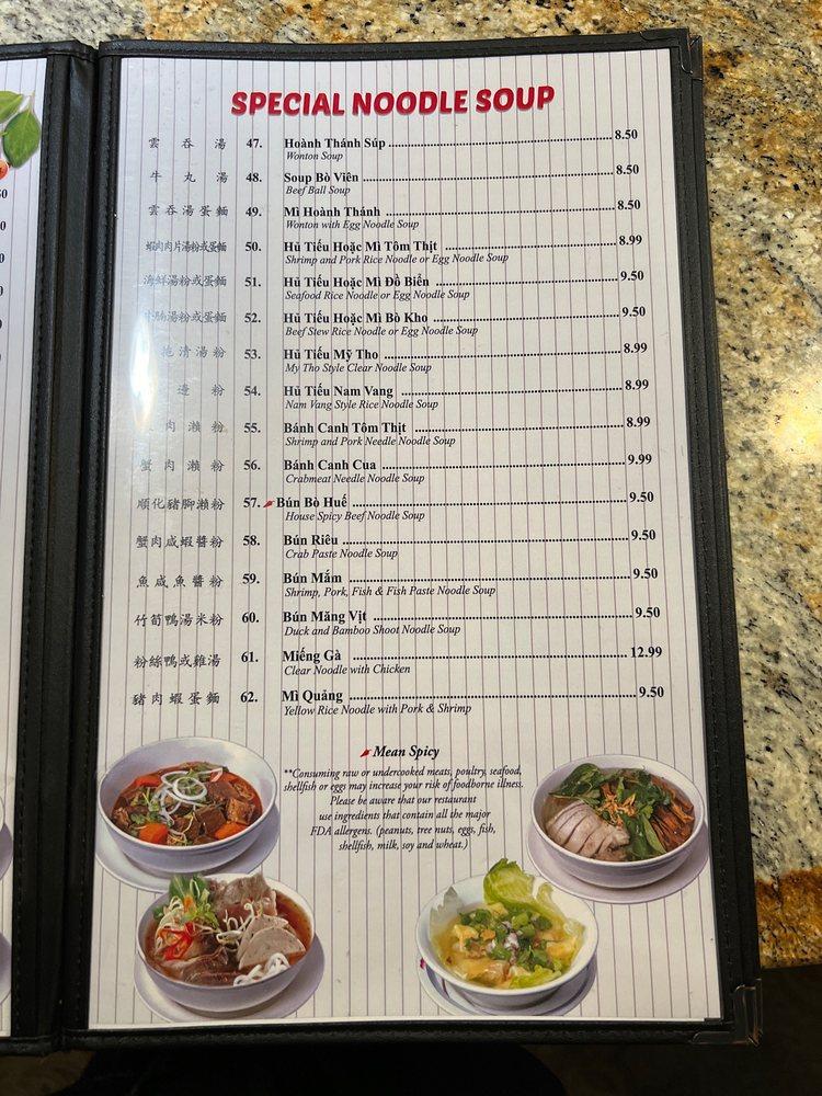 Menu at Thai Son restaurant, Pennsauken Township, NJ-38