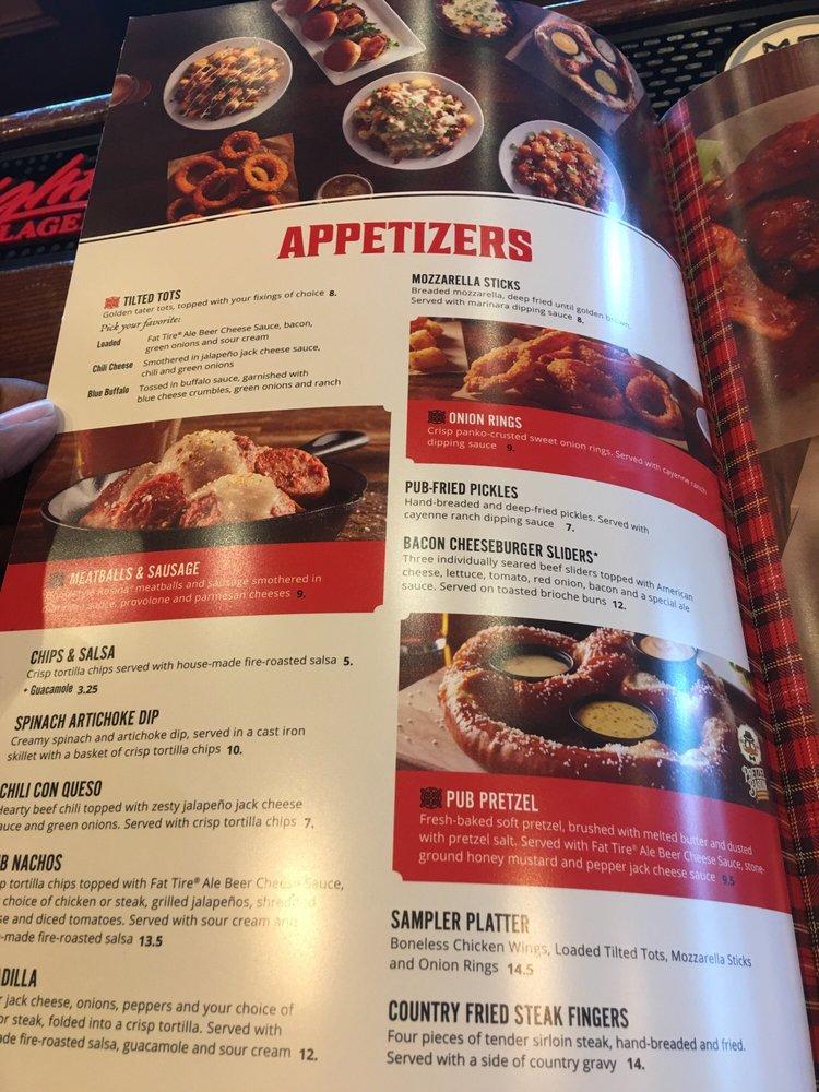 Menu at Tilted Kilt Pub and Eatery Sicklerville, NJ, Washington Township