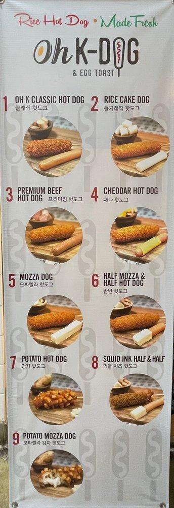 Menu at Oh K-Dog Doraville fast food, Doraville