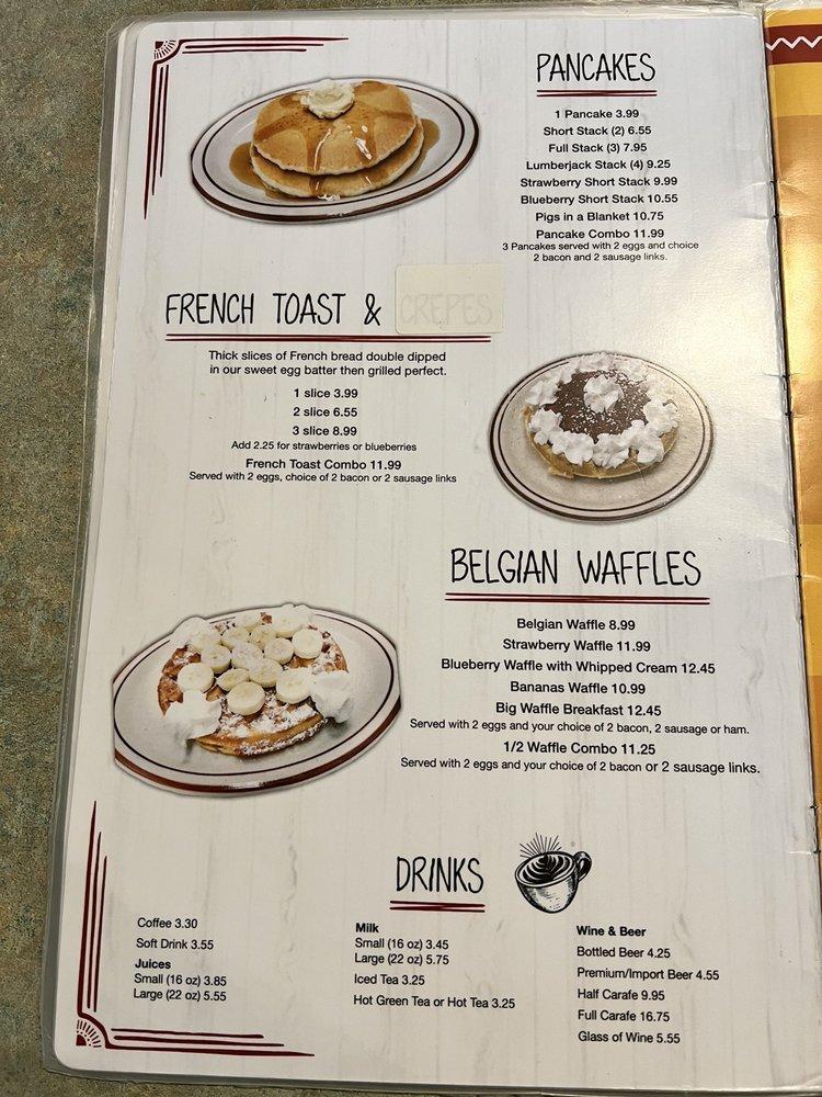Menu at Brooks Ranch restaurant, Atwater