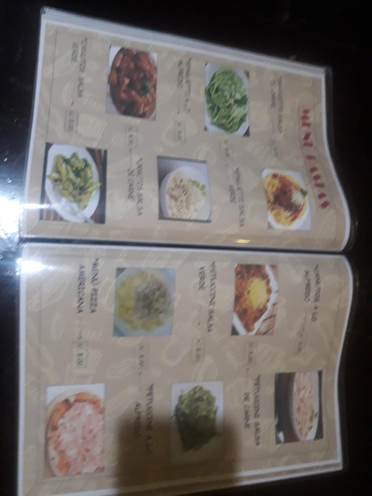 Menu at Golden restaurant, Bellavista District
