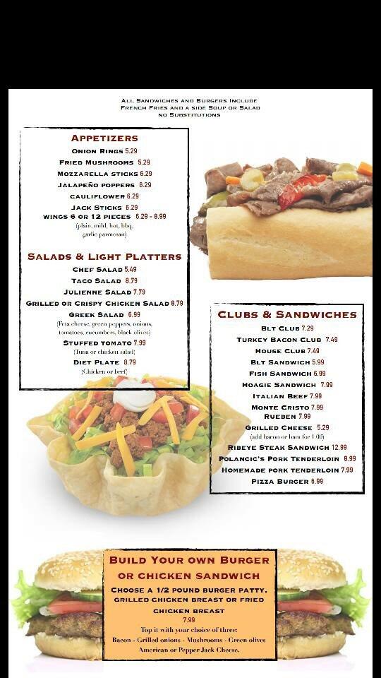 Menu at Marseilles Family Restaurant, Marseilles