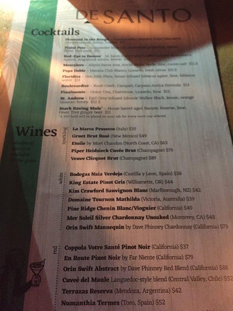 Menu at Red Mesa Cantina pub & bar, Saint Petersburg