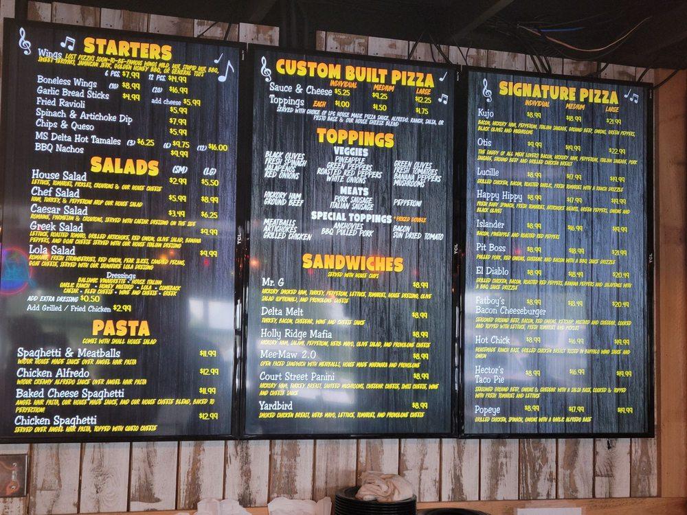 Menu at Lost Pizza Co. pizzeria, Pensacola