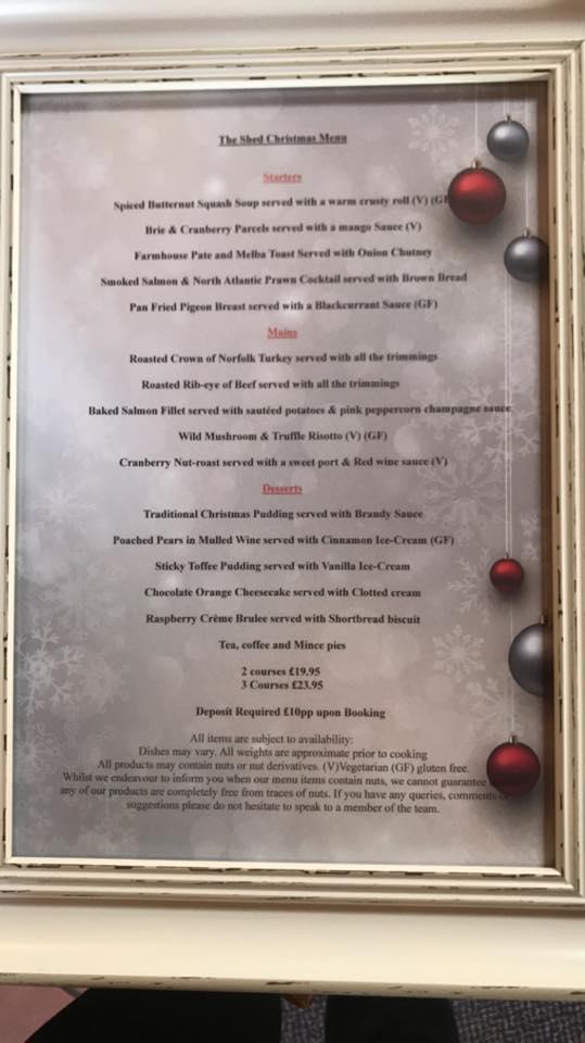 Menu at Pattaya Kitchen at The Shed pub & bar, Lode