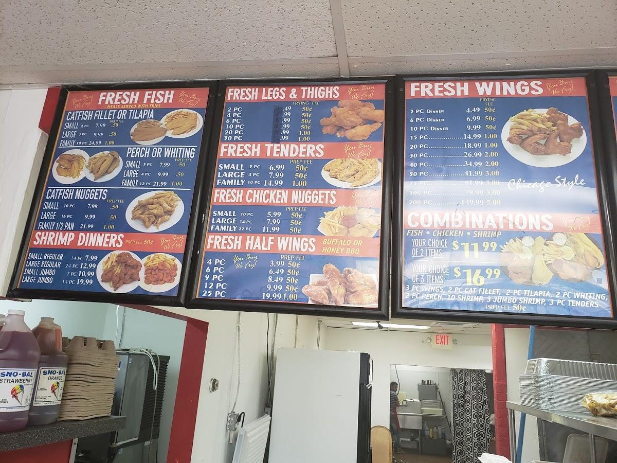 Menu at Chicago Mart Fish & Chicken restaurant, Indianapolis