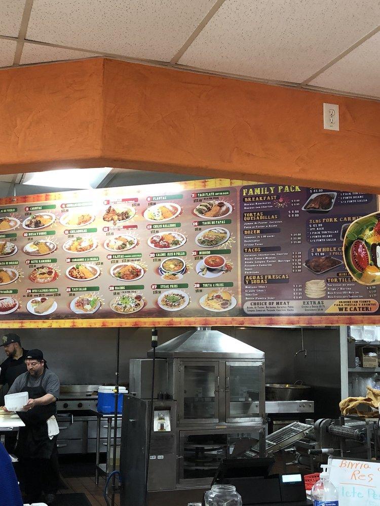 Menu at Mercado del Sol restaurant, Concord