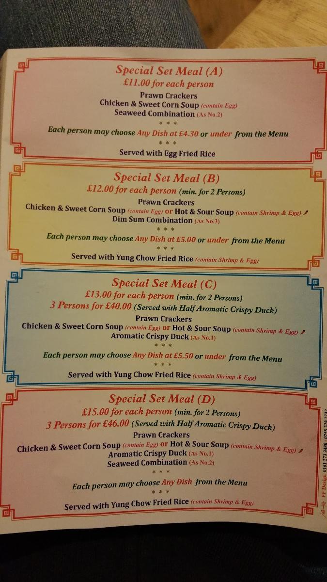 Menu at Century City fast food, Bolton, 306 Chorley New Rd