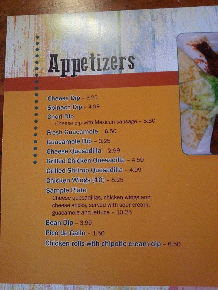 Menu at El Patron Mexican Grill restaurant, Seymour, 595 W Steel St