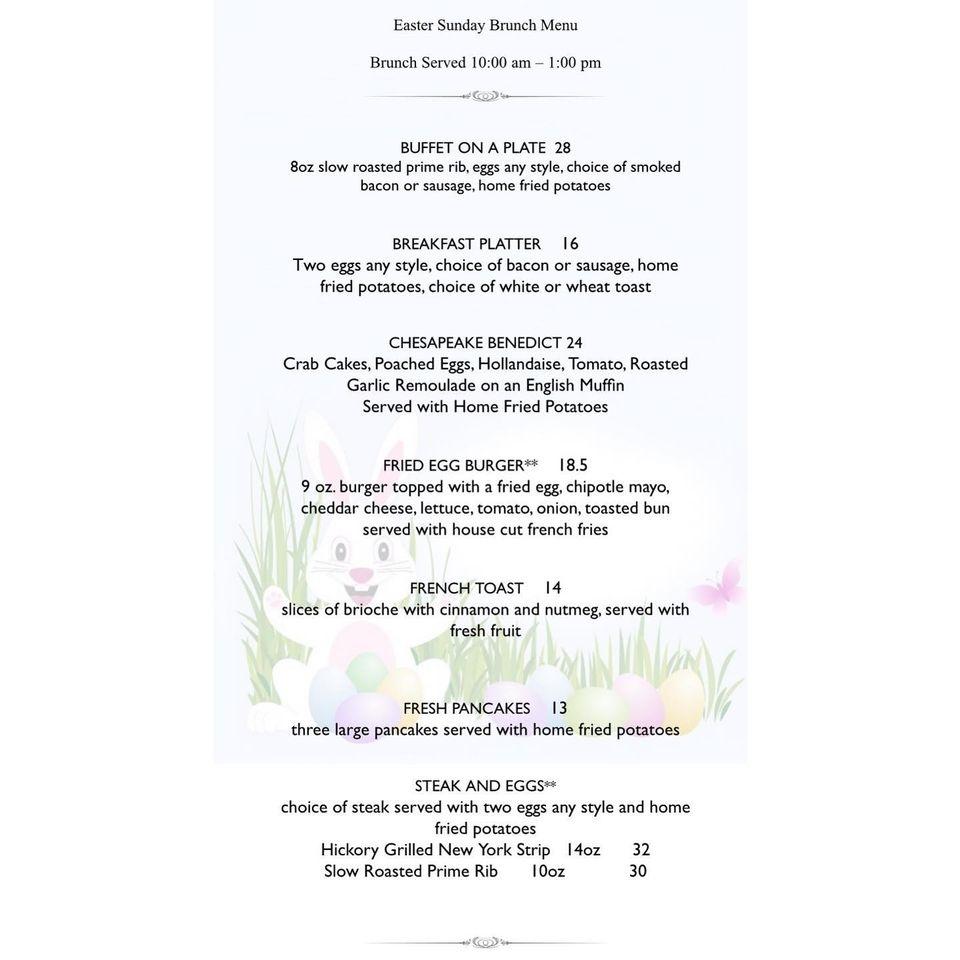 Menu at GrillMarx Steakhouse & Raw Bar, Olney