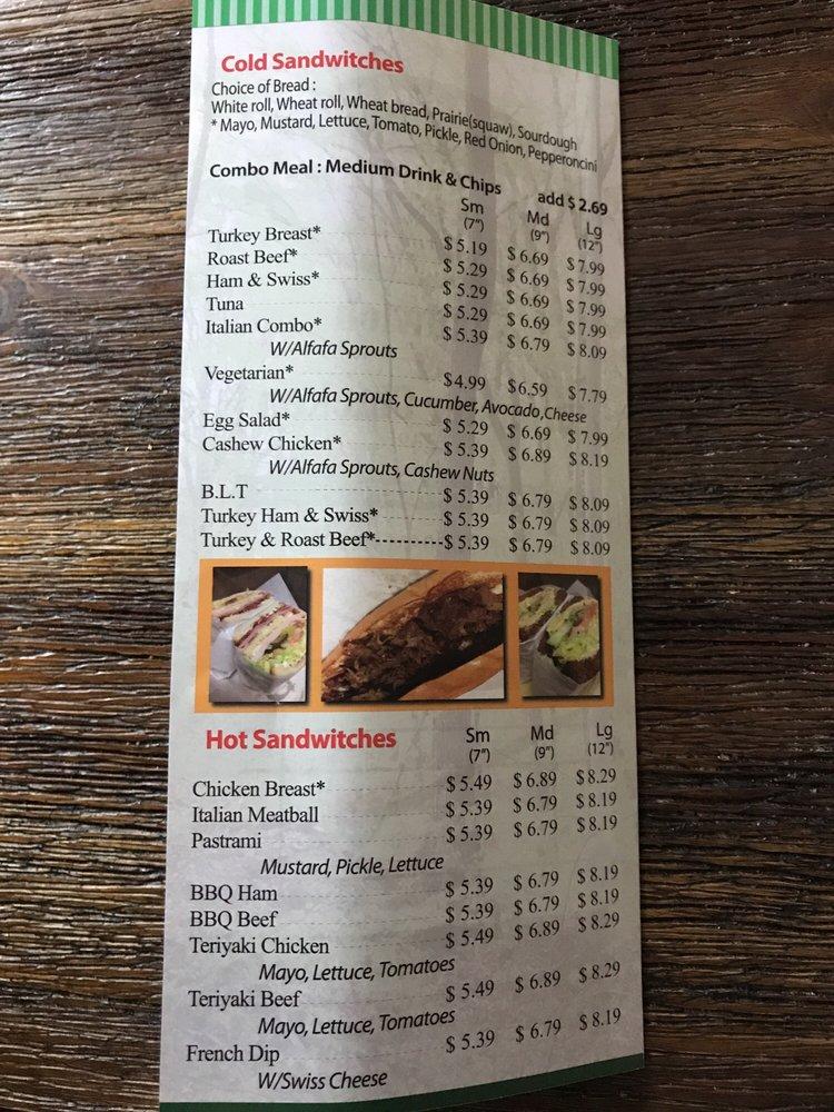 Menu at Huckleberry's Famous Sandwich restaurant, Huntington Beach