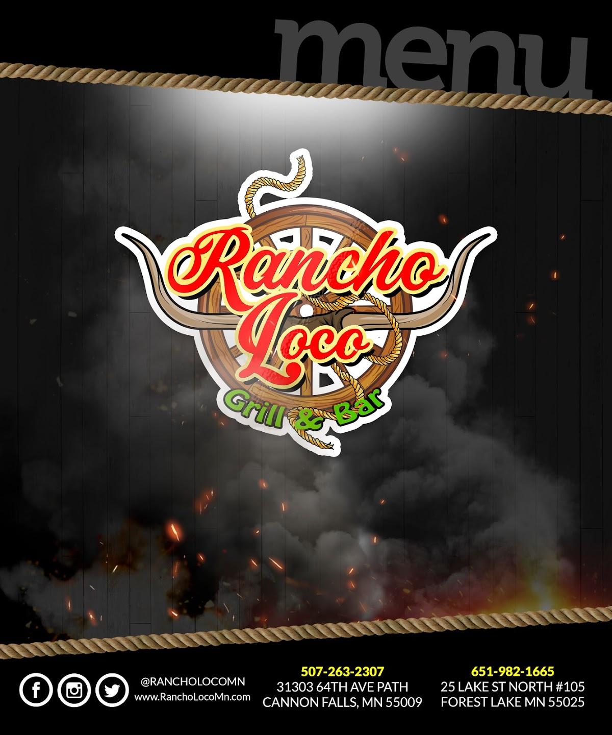 Rancho Loco Grill & Bar in Forest Lake - Restaurant menu and reviews