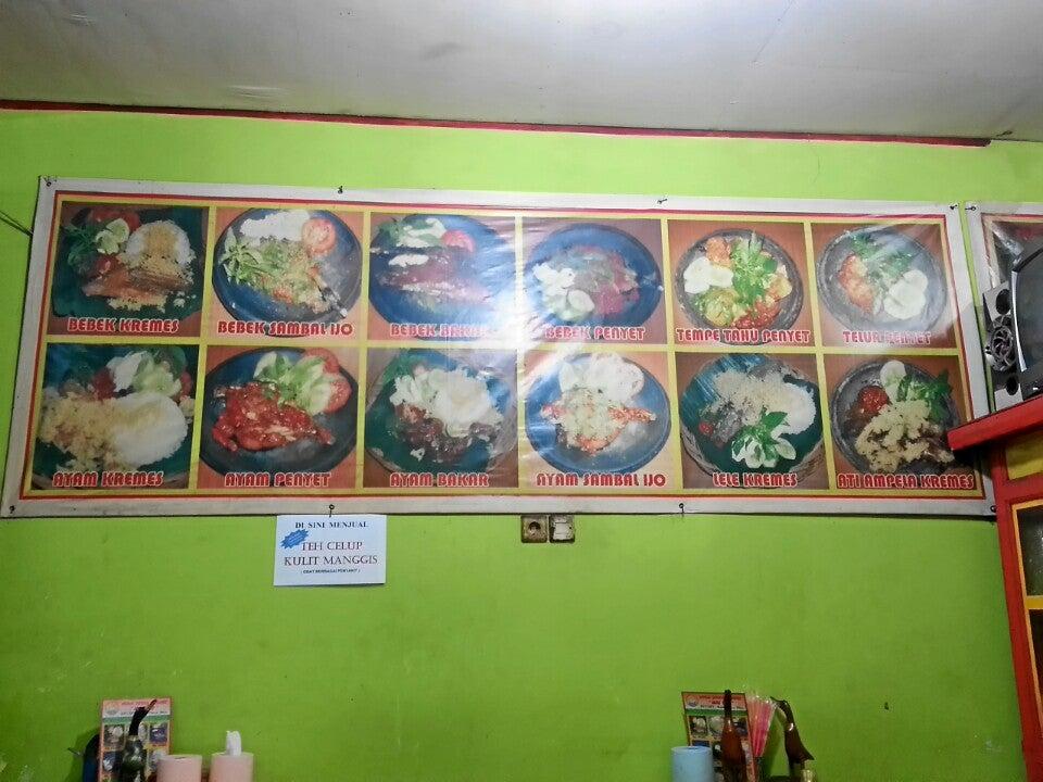 Menu at Bebek Kremes Mas Eko 1 restaurant, Tangerang
