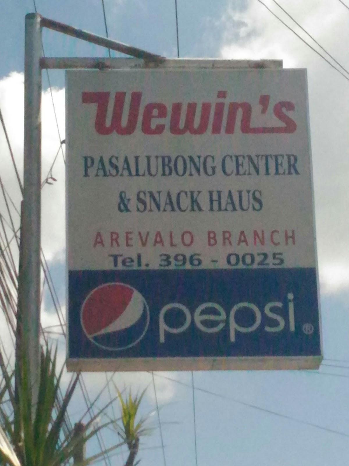 Wewin's Pasalubong Center & Snack Haus, Iloilo City - Restaurant menu ...