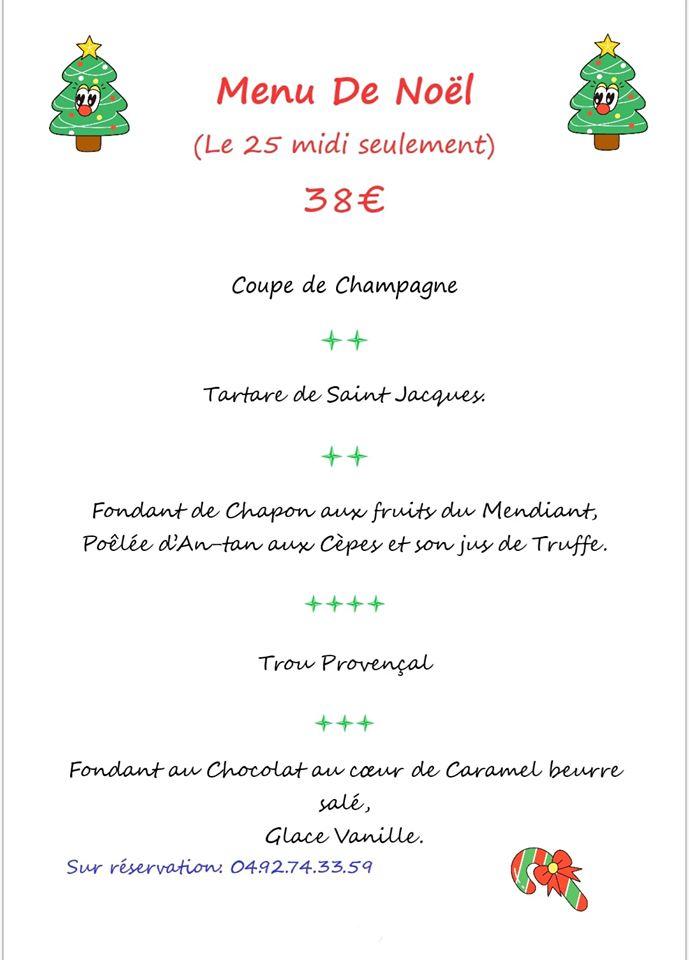 Menu at Brasserie du Plateau pub & bar, Valensole