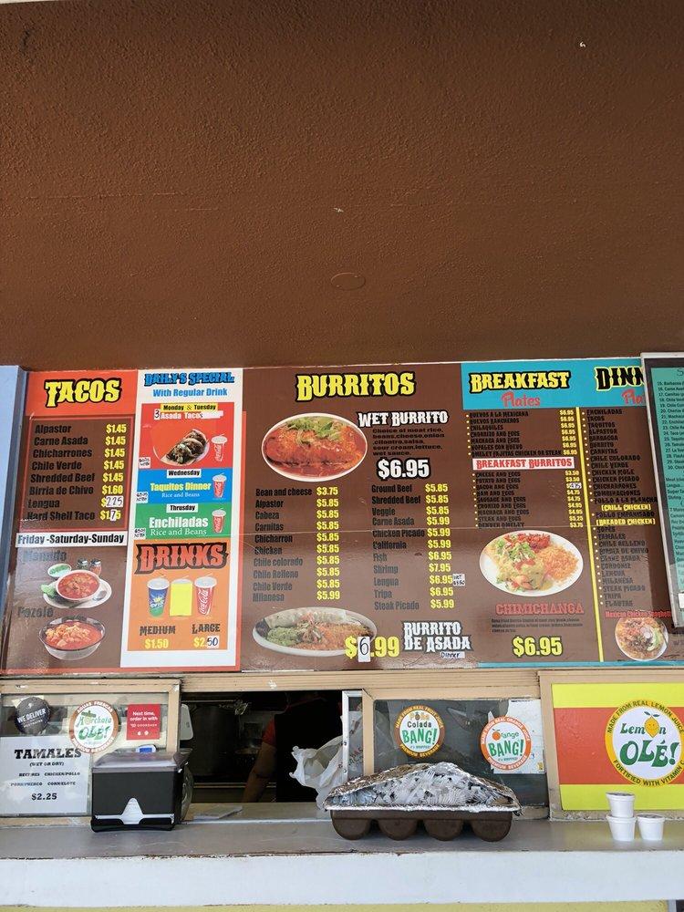 Menu at Casa Sanchez #1 restaurant, Long Beach, E Anaheim St