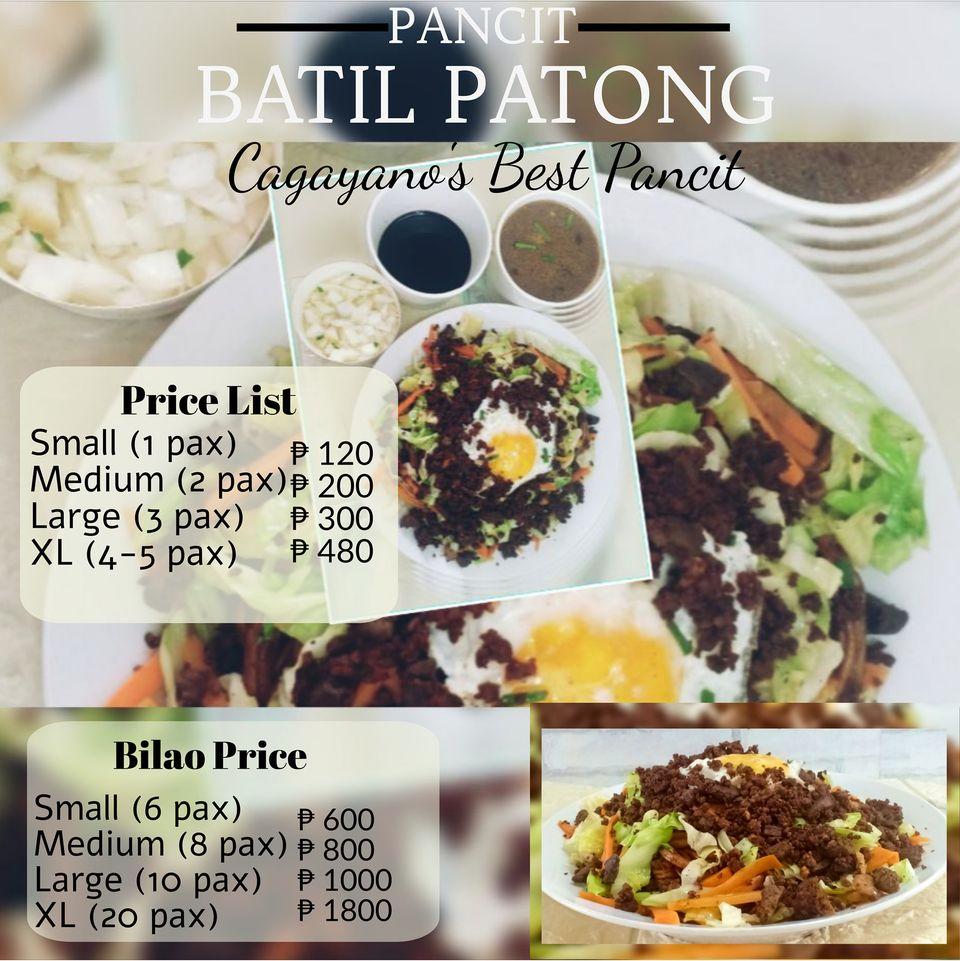 Menu at Barangay Burger, Makati, Gen. Luna St