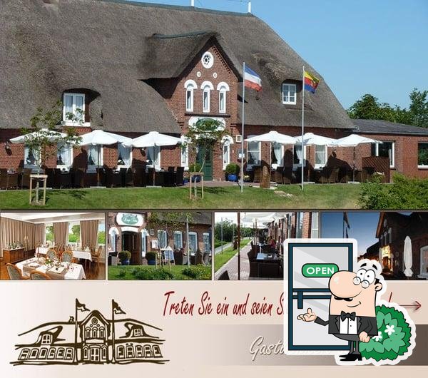 Gasthaus Hooger Fähre restaurant, Pellworm, Hooger Fähre 5 ...