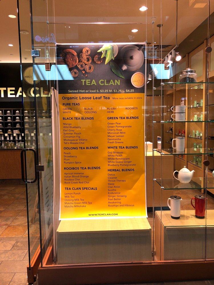 Menu at Tea Clan, Buford