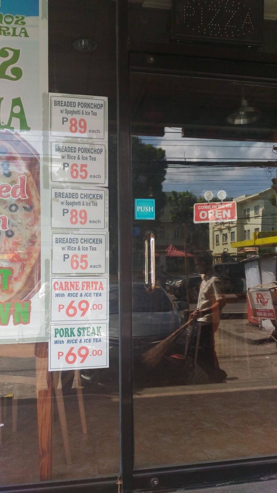 Greenoz Pizzaria restaurant, Iloilo City, PH27+C64