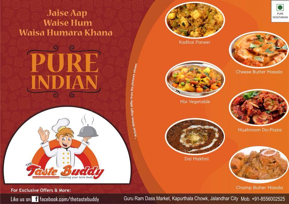 Menu at The Taste Buddy, Jalandhar