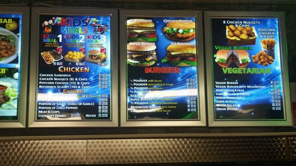 Menu at The Kebab & Pizza House fast food, Devizes