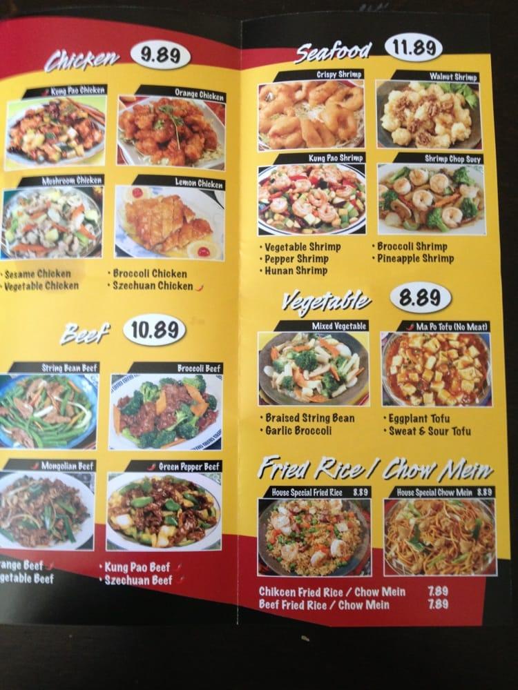 Menu at Golden Dragon Chinese Restaurant, Oxnard