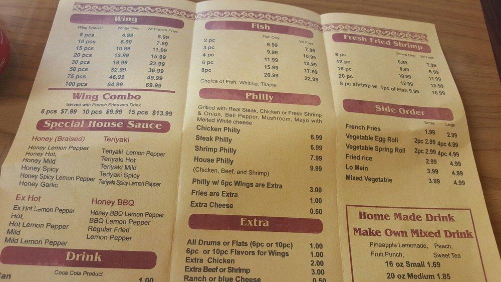 Menu at Legend Cafe, College Park, Old National Hwy B