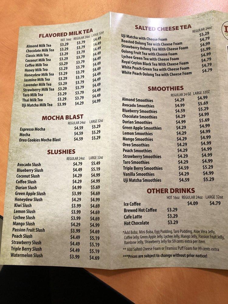 Menu at D Grill Boy pub & bar, Ontario
