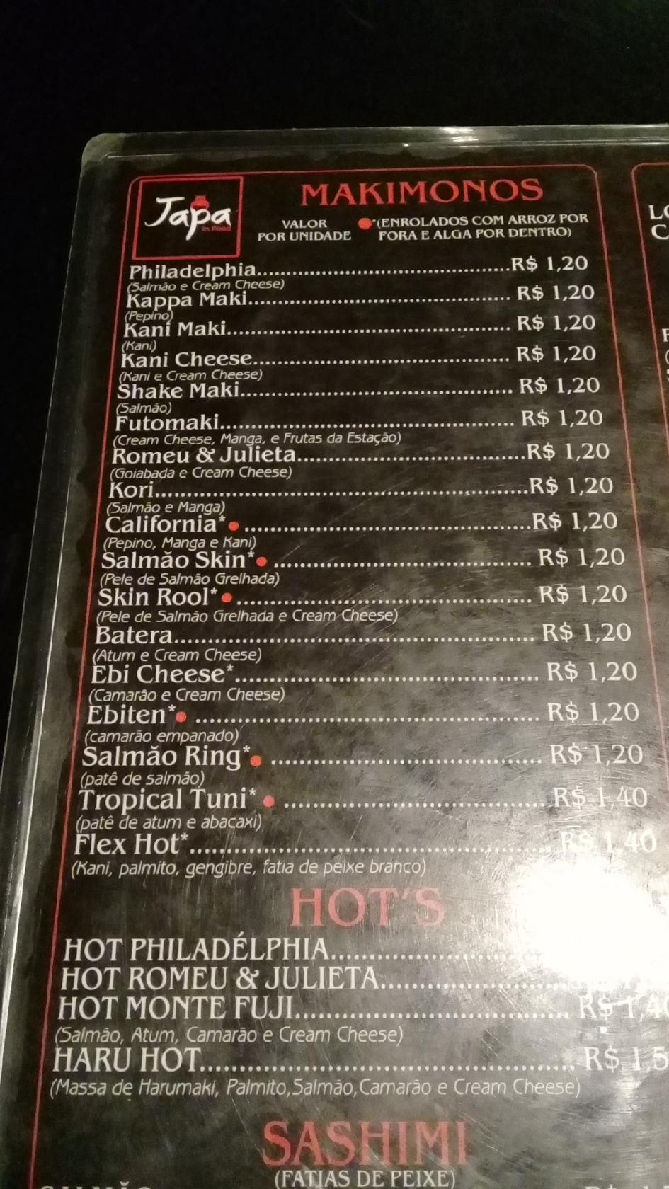 Menu at Soho Bar & Restaurante, São João Nepomuceno
