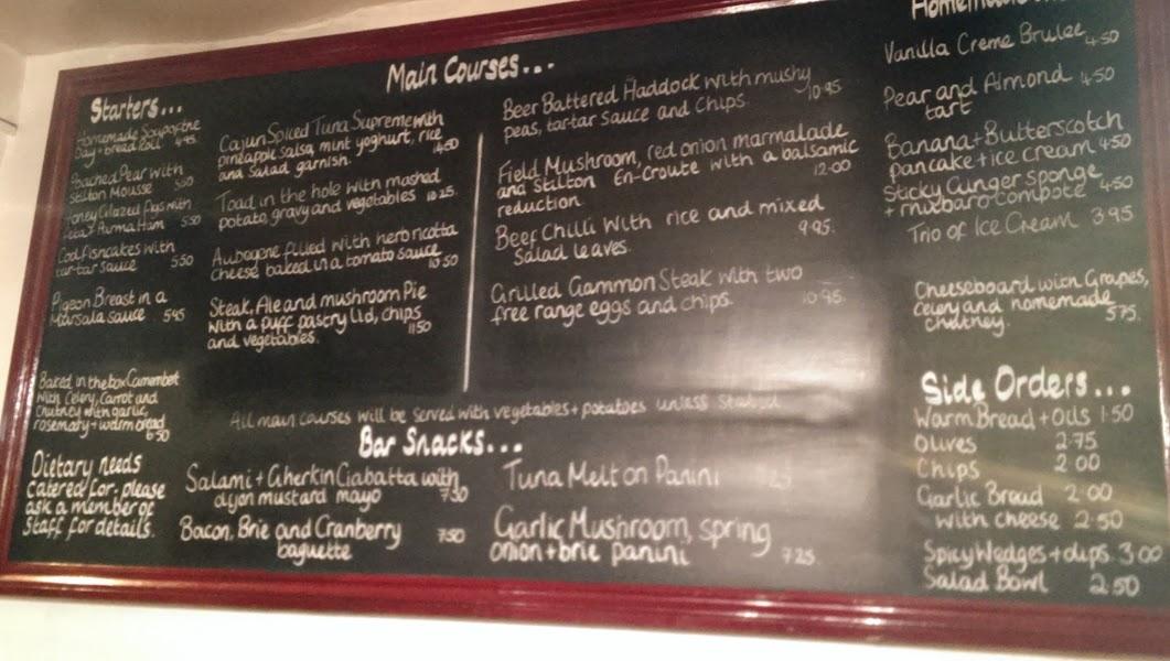 Menu at The Golden Ball Inn 1728 pub & bar, Telford