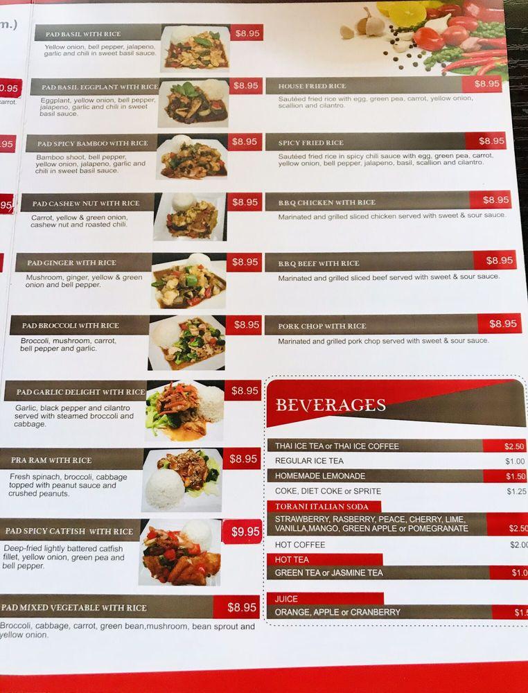 Menu at Mai Thai 2 restaurant, Concord