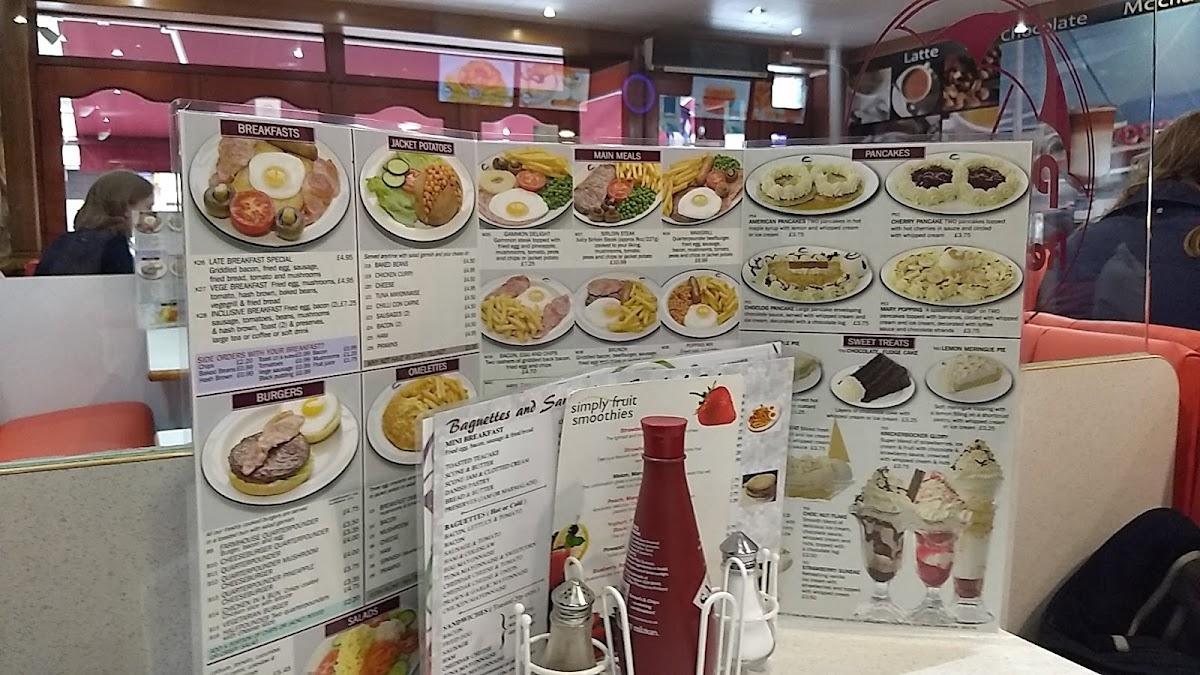 Menu at Poppins Restaurant, New Milton