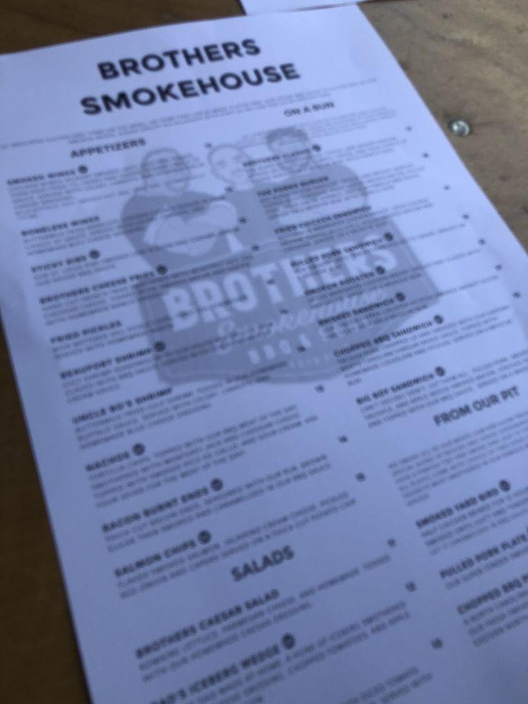 Menu at Brothers Smokehouse BBQ & Soul, Ramsey, 900 Route 17 N